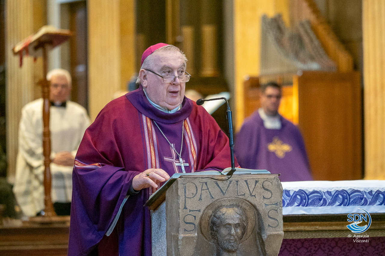 Il vescovo Franco Giulio ha presieduto la celebrazione del rito delle ...